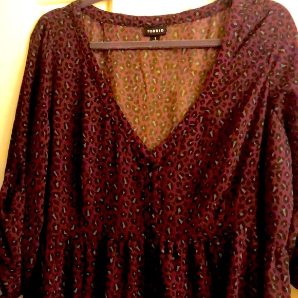 torrid | Dresses | Torrid Purple Leopard Print Dress | Poshmark